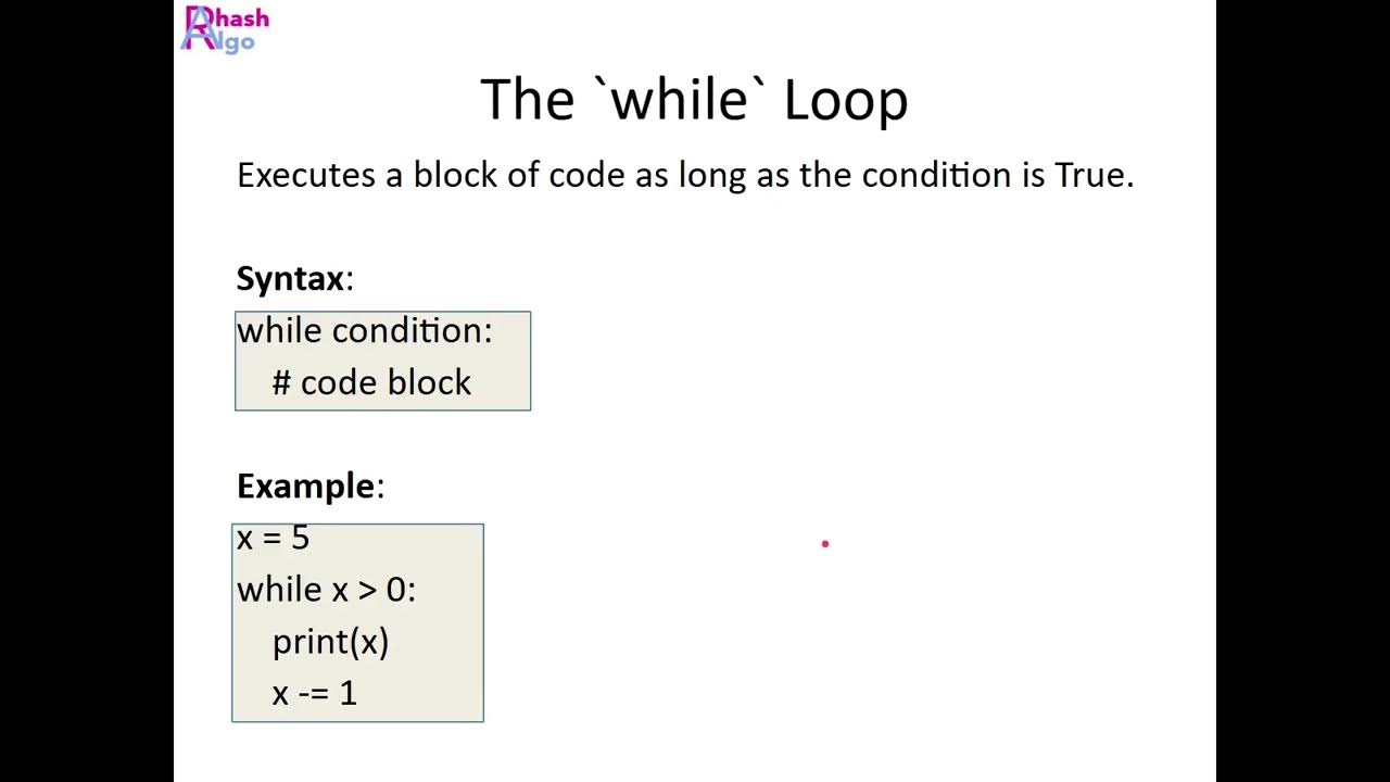 8. Python Loops | Control Flow - YouTube