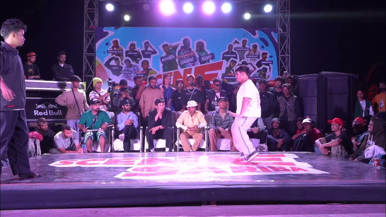Yuganshu Vs Rahul Bhagat | Top 24 Popping Battle | Scene Sariba 2022 - YouTube