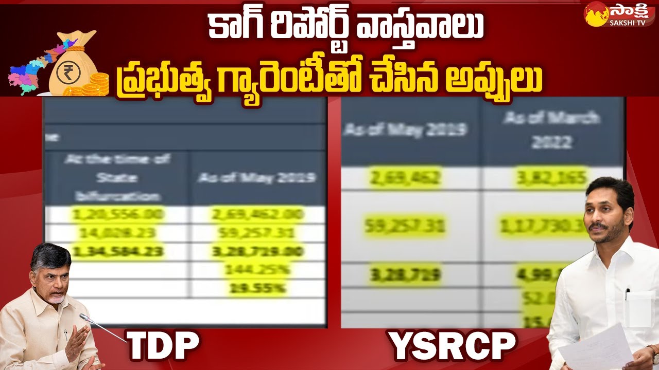 CM Jagan Explanation About State Guaranteed Debts | TDP Vs YSRCP | AP ...