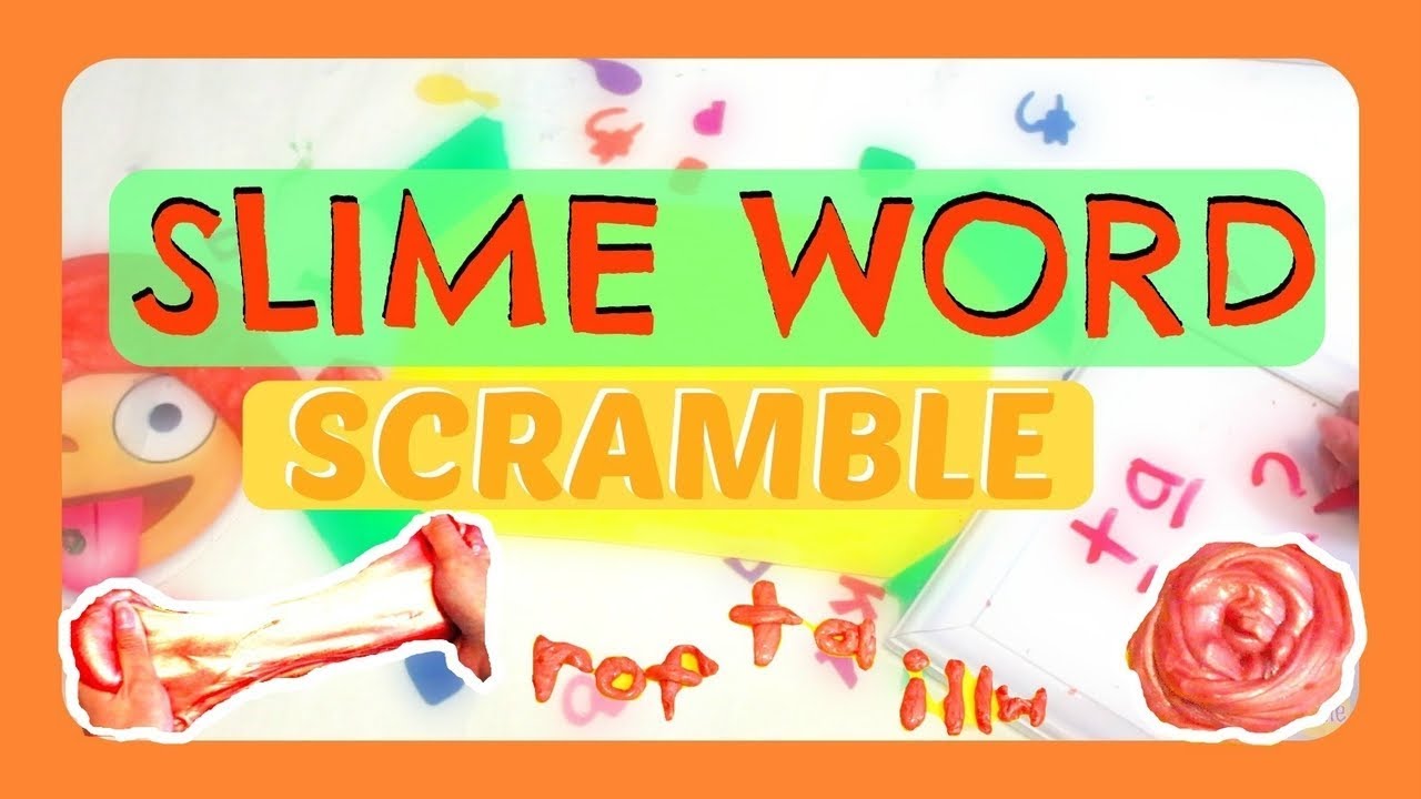 SLIME WORD SCRAMBLE | Story Slime Channel - YouTube