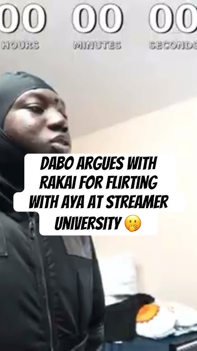 Dabo Argues With Rakai For Flirting With Aya At Streamer University 🫢 #streameruniversity #dabo ...