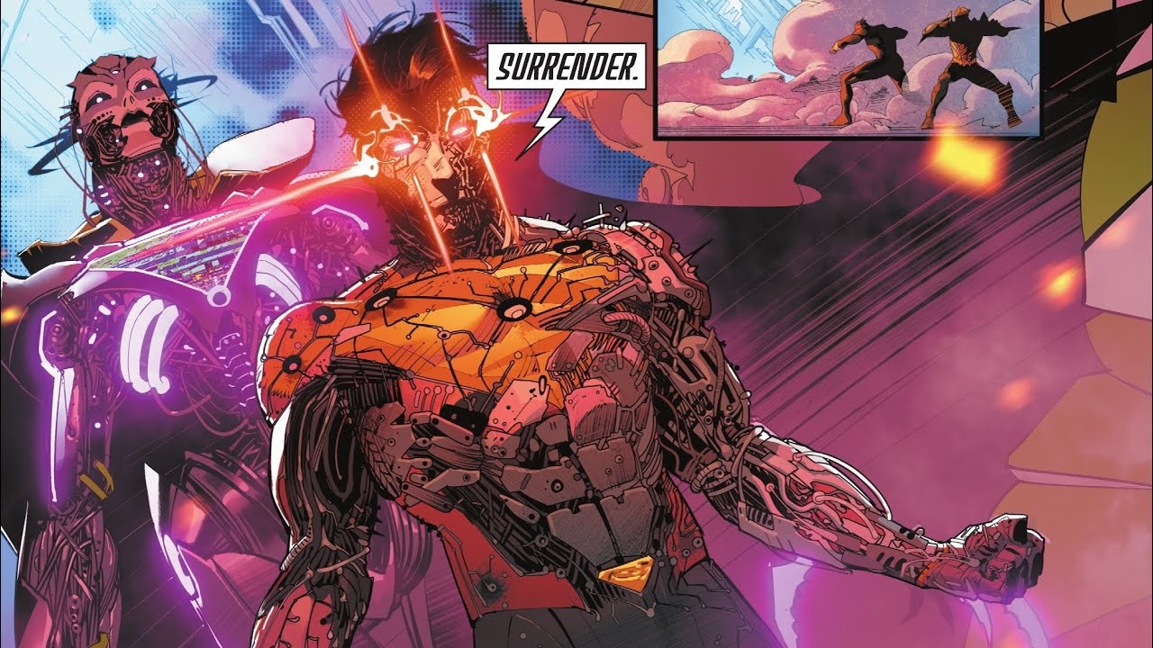 Cyborg Jon Kent Smashes Superman(DC Absolute Power #2) - YouTube