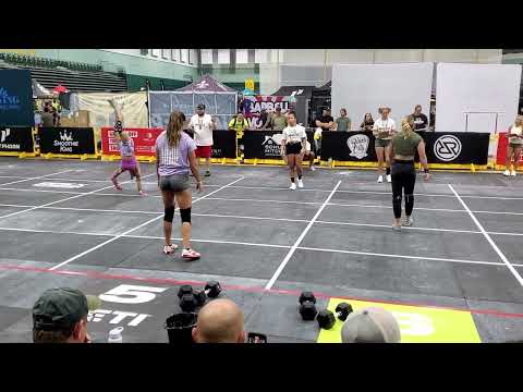 Monster games crossfit competition 2024 Melissa hs walk lunges - YouTube