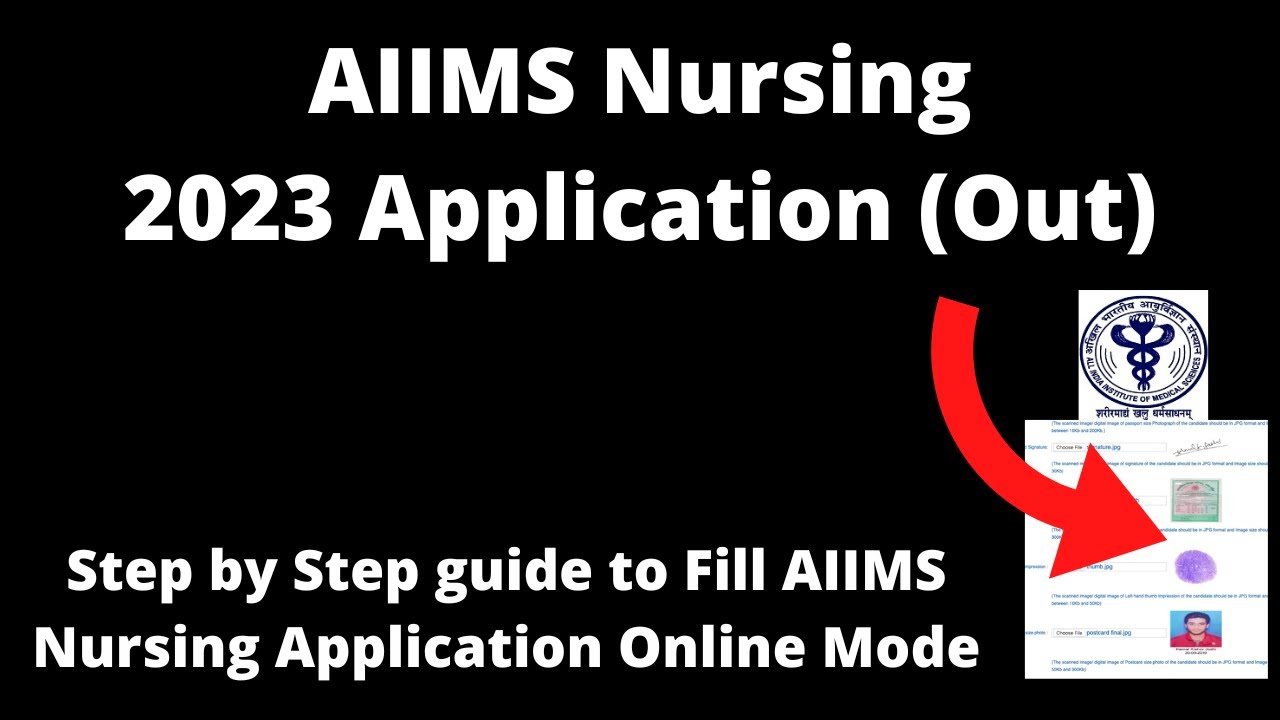 AIIMS Nursing 2023 Application Form(Started)- How to Fill AIIMS Nursing ...