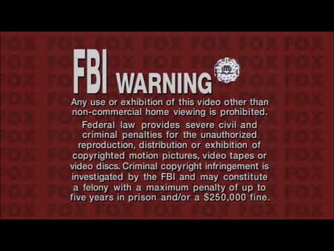 20th Century Fox FBI Warning/Attention Screens (1998-2005) (Widescreen) (DVD Quality)