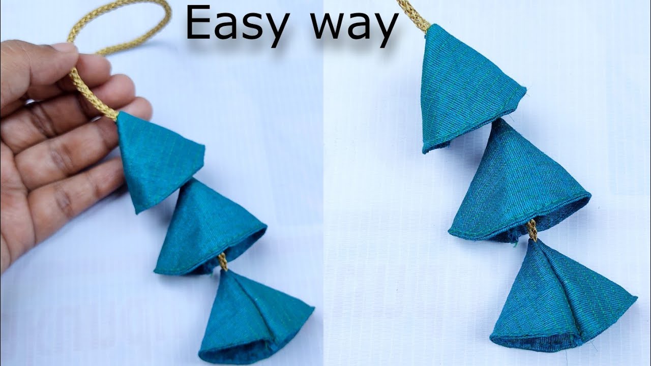 Beautiful blouse latkan design | Latkan making at home | Simple & easy ...