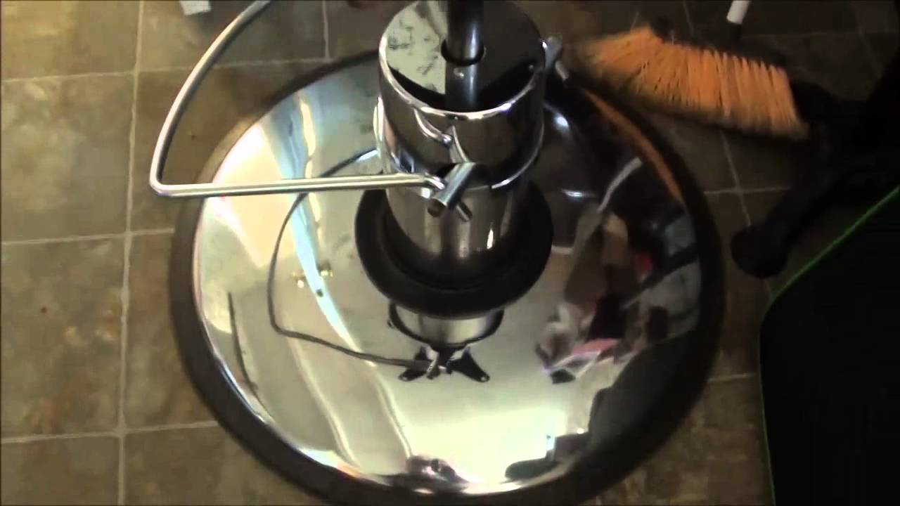 CHROMING Of A HOT ROD VINTAGE BARBER CHAIR ! - YouTube