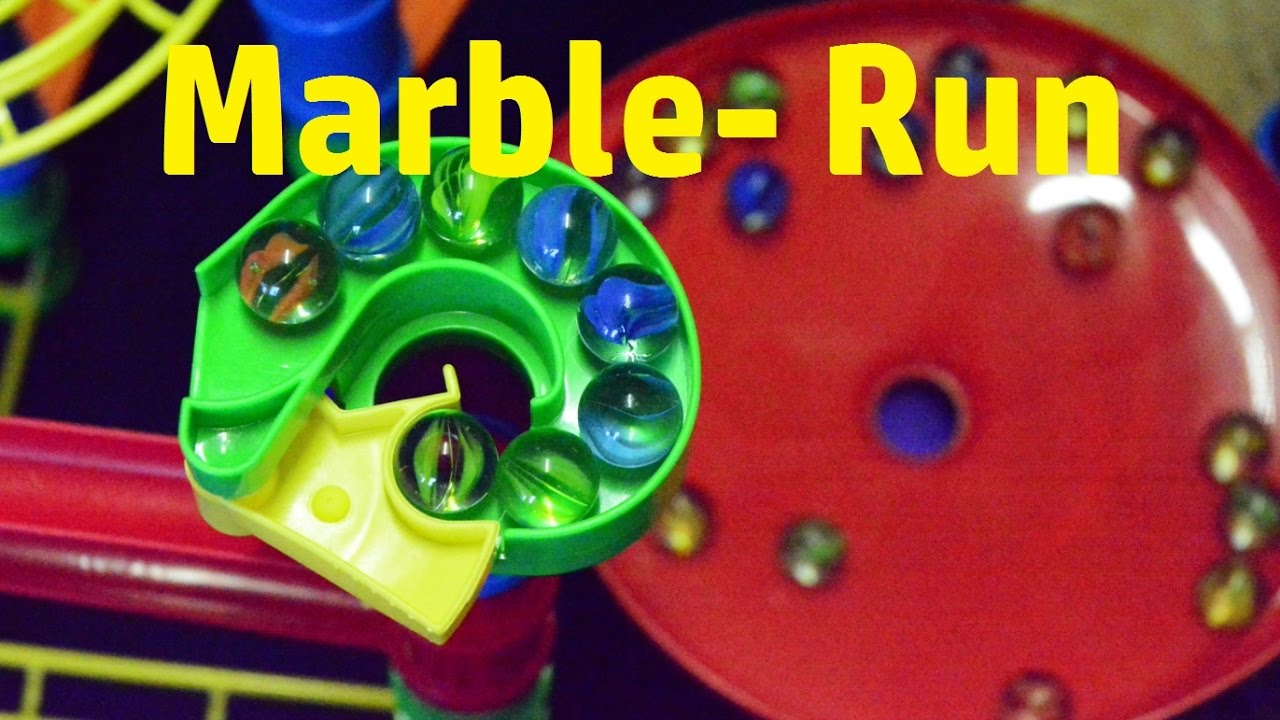 Big marble run for kids - Marble race with colorfull marbles - 150 ...