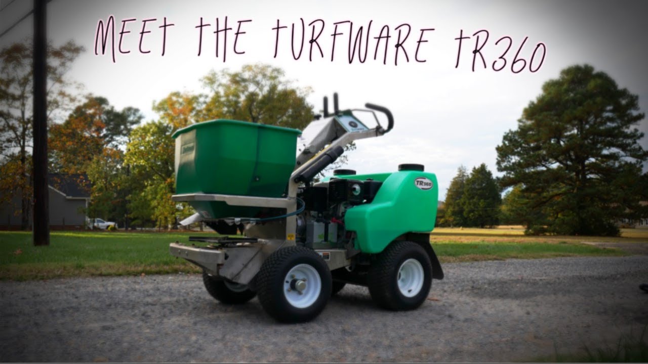 **Turfware TR360 Review** | Ride on spreader sprayer | - YouTube