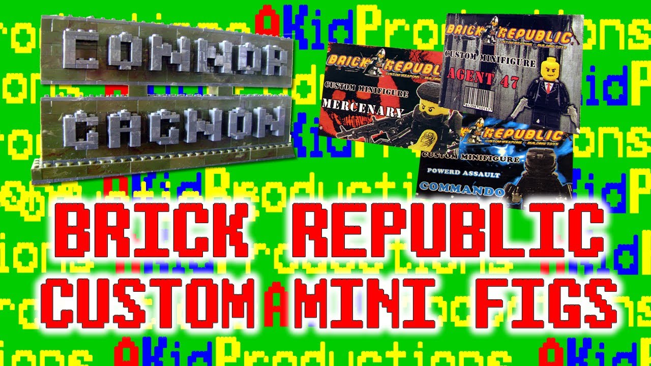 AKP Brick Review: Brick Republic Custom Mini Figs - YouTube