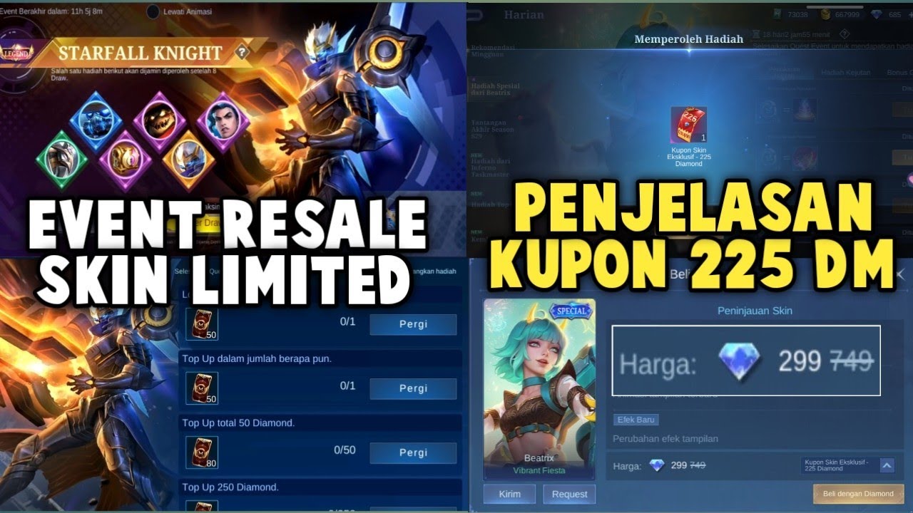 EVENT SKIN LEGEND GRANGER & SKIN LIMITED RESALE ! - PENJELASAN KUPON ...