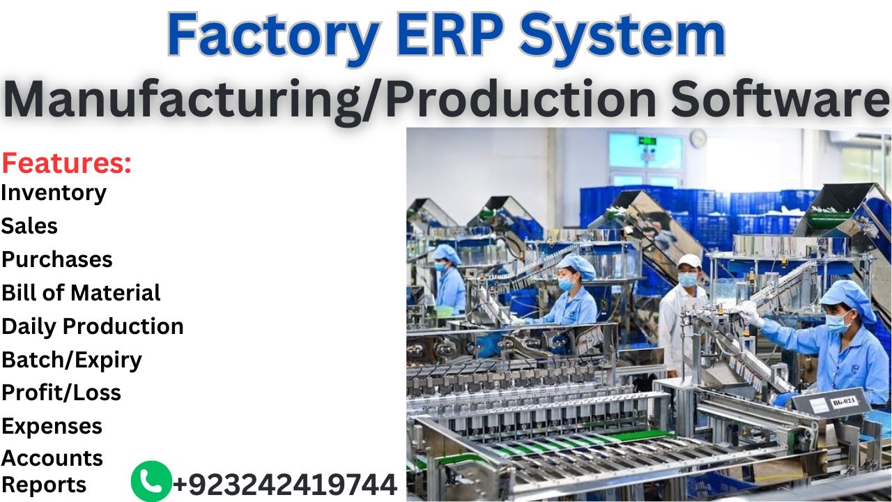 ERP Software for Manufacturing and Production | Live Demo - YouTube