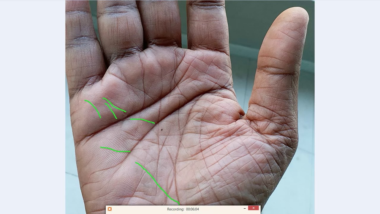A lot of Lines on Hand Makes One Sensitive - YouTube