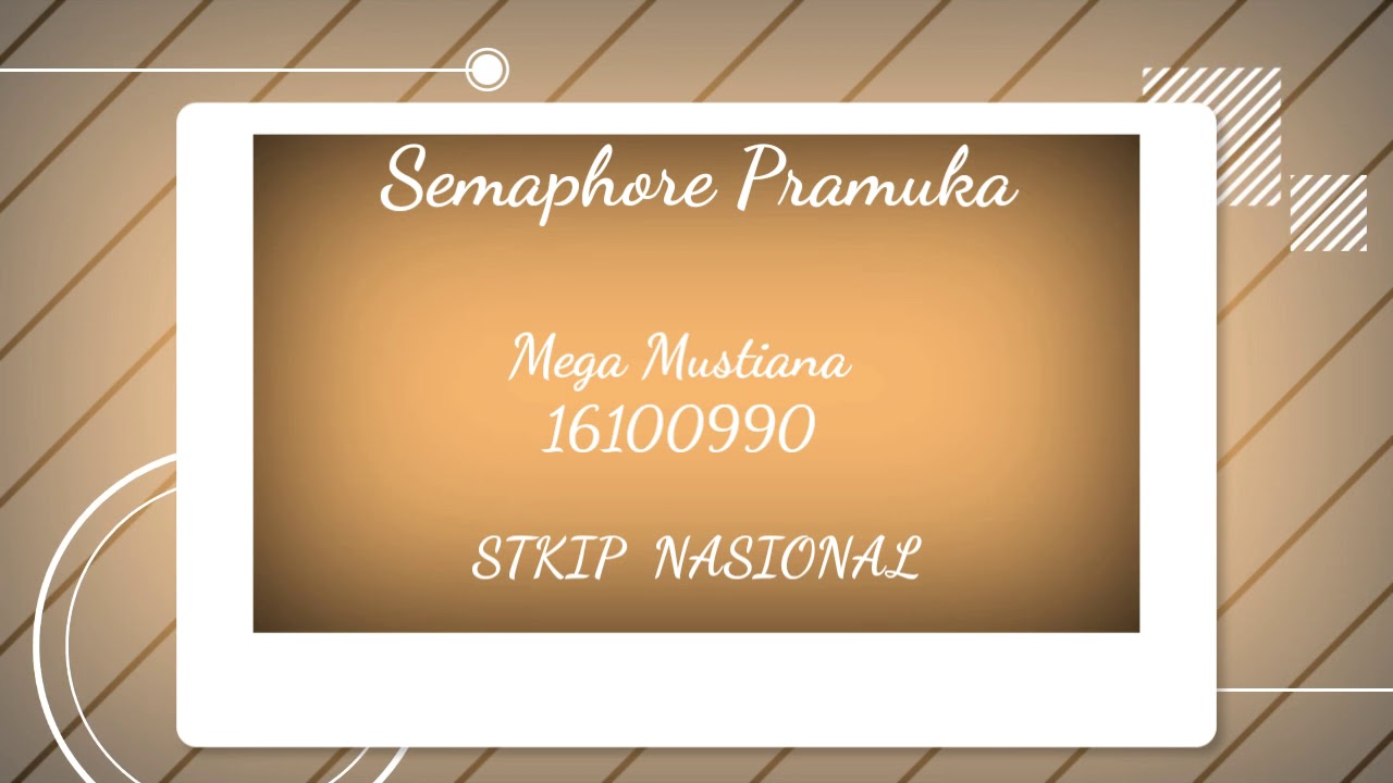 Kode Semaphore Pramuka - YouTube