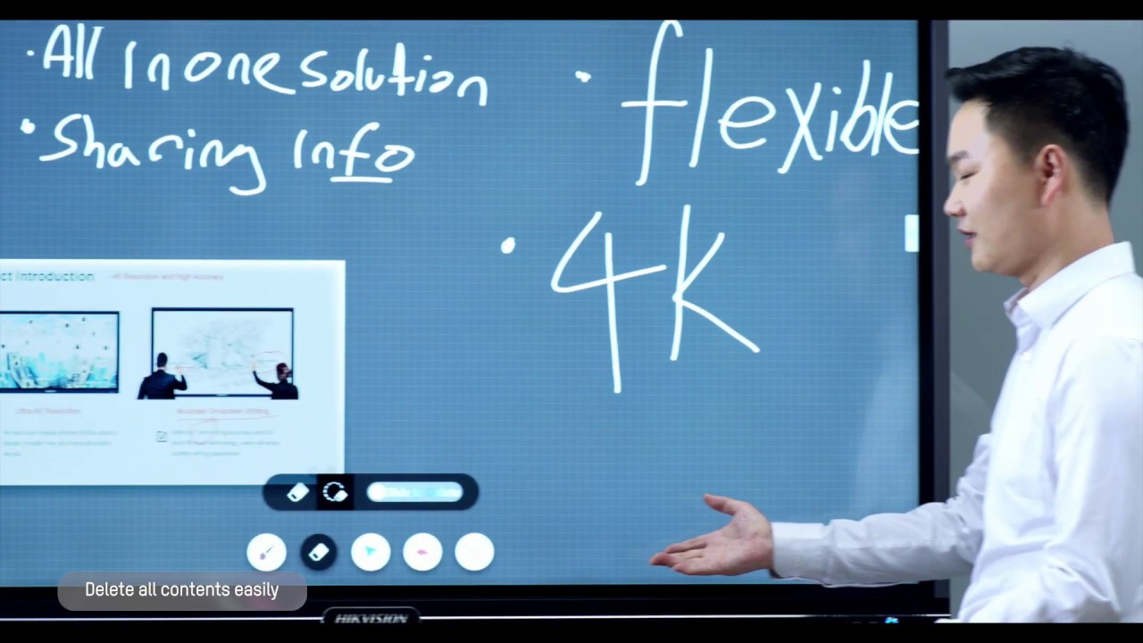 Demonstration of Hikvision Interactive Display - YouTube