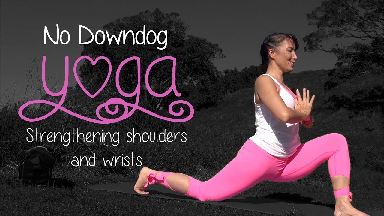 Yoga for building wrist and shoulder strength after injury - YouTube