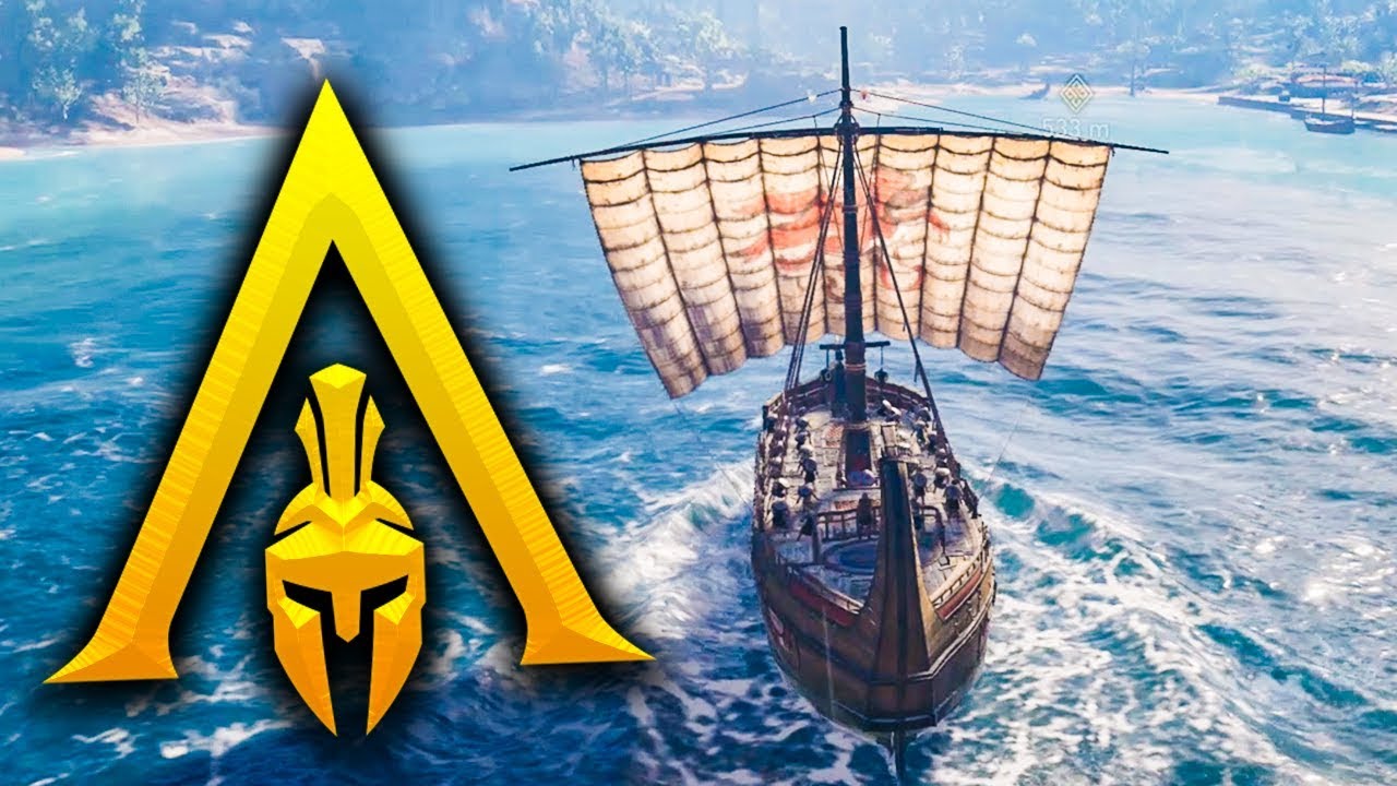 EPIC SHIP BATTLE! | Assassins Creed: Odyssey - Part 4 - YouTube