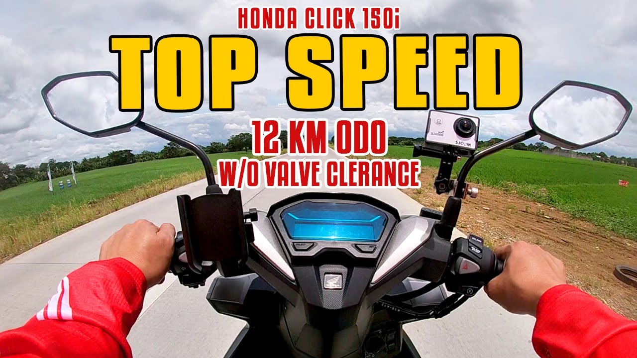 HONDA CLICK 150i 12KM ODO PERFORMANCE WITHOUT VALVE CLEARANCE - YouTube