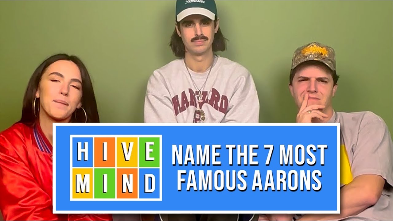 Guessing The 7 Most Famous Aarons (with Eden Burke) - YouTube