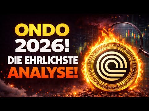 Krypto: 🧠 ONDO Analyse 2026! Das Potenzial ist gewaltig!