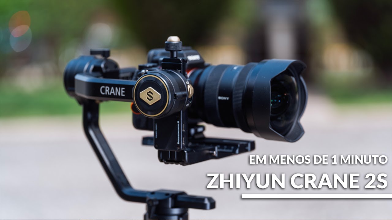 Zhiyun Crane 2S em menos de 1 minuto! - YouTube
