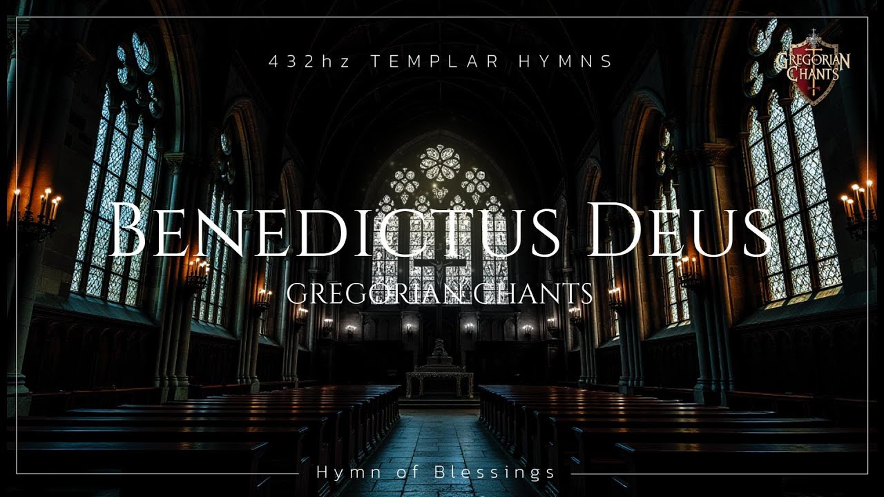 Gregorian Chant: Benedictus Deus ⛨ 432Hz Templar Chant of Blessings ...