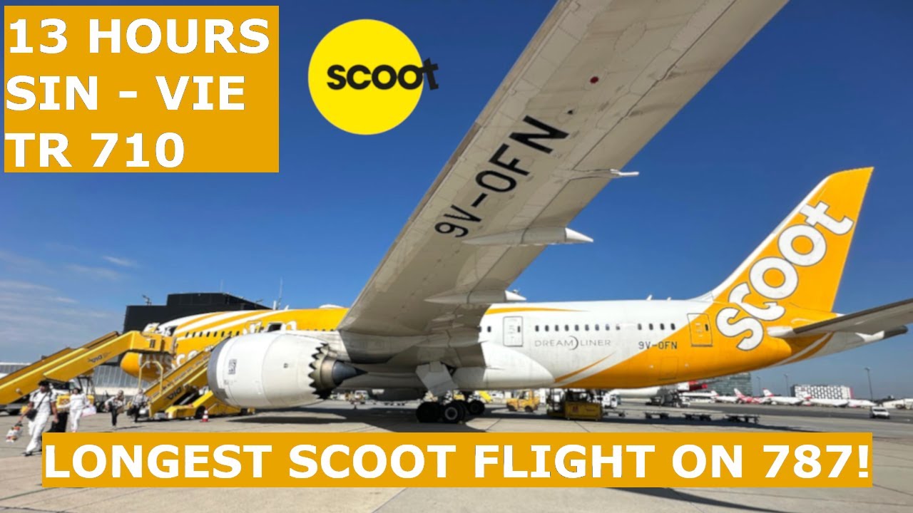 🇦🇹 Scoot TR710 SIN to VIE Full Flight | Ultra Long-Haul Best Budget ...
