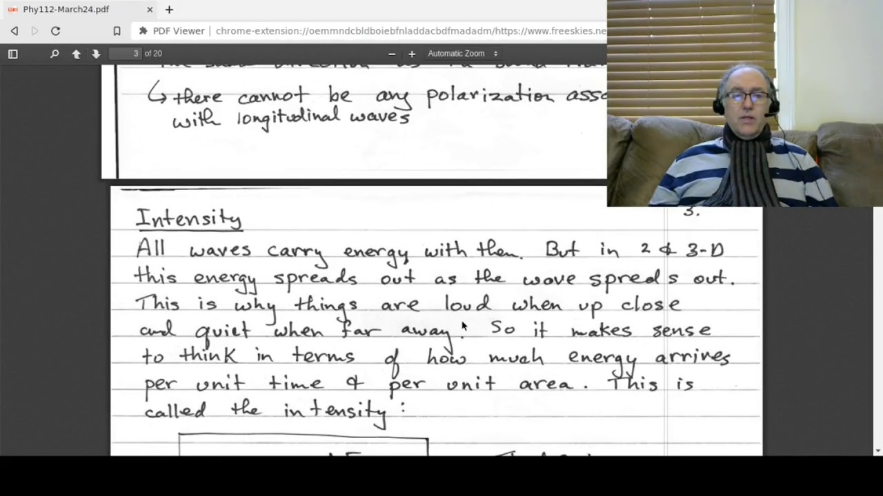 Phy112+Phy102 - Lecture 05 - Sound - YouTube