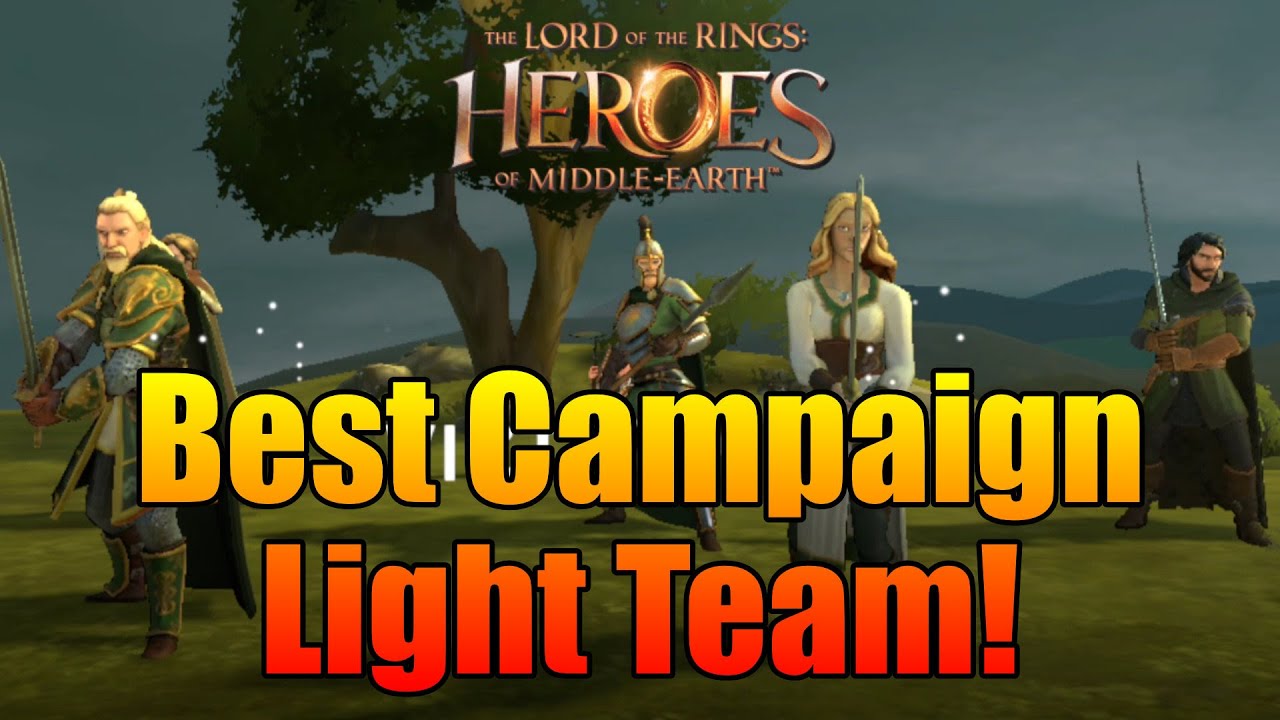 Best Light Campaign Team - LOTR: Heroes of Middle-Earth - YouTube