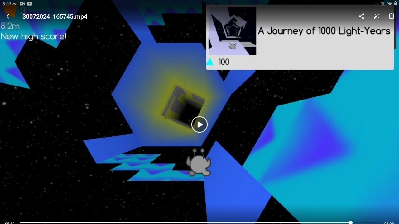 run 3 A Journey of 1000 Light-Years achievement walkthrough - YouTube