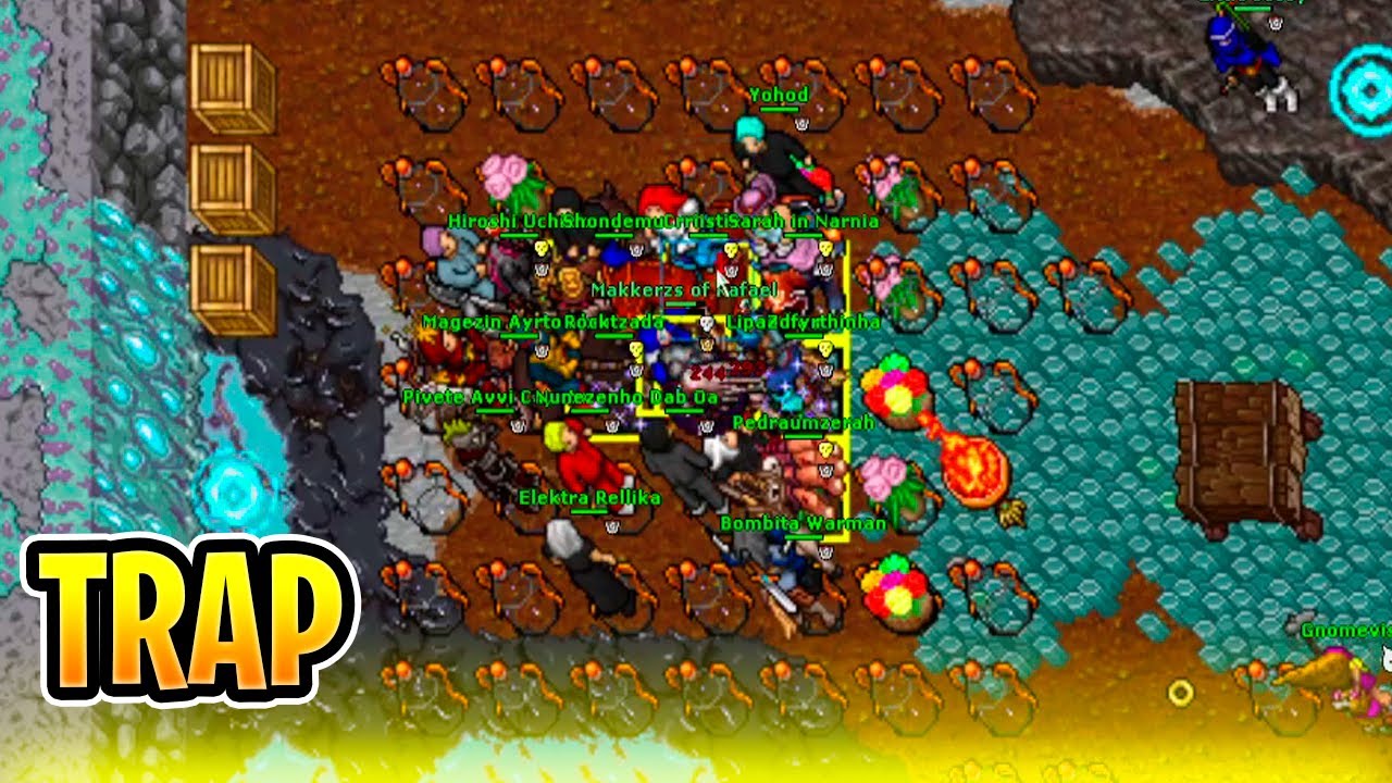 Theuzik cai em trap - Tibia #GameLab - YouTube
