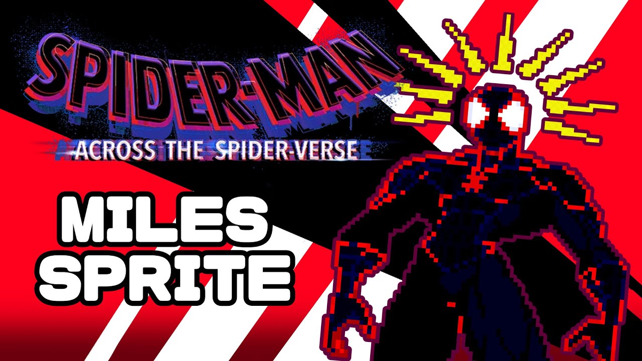 Miles Morales Swingin || Sprite Animation (Spider-Man: Across the ...