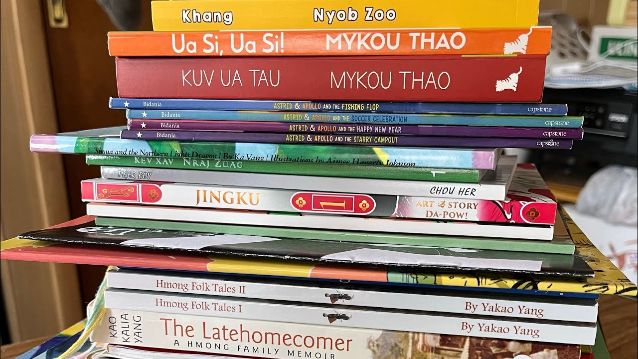 My Collection of Hmong Books! - YouTube