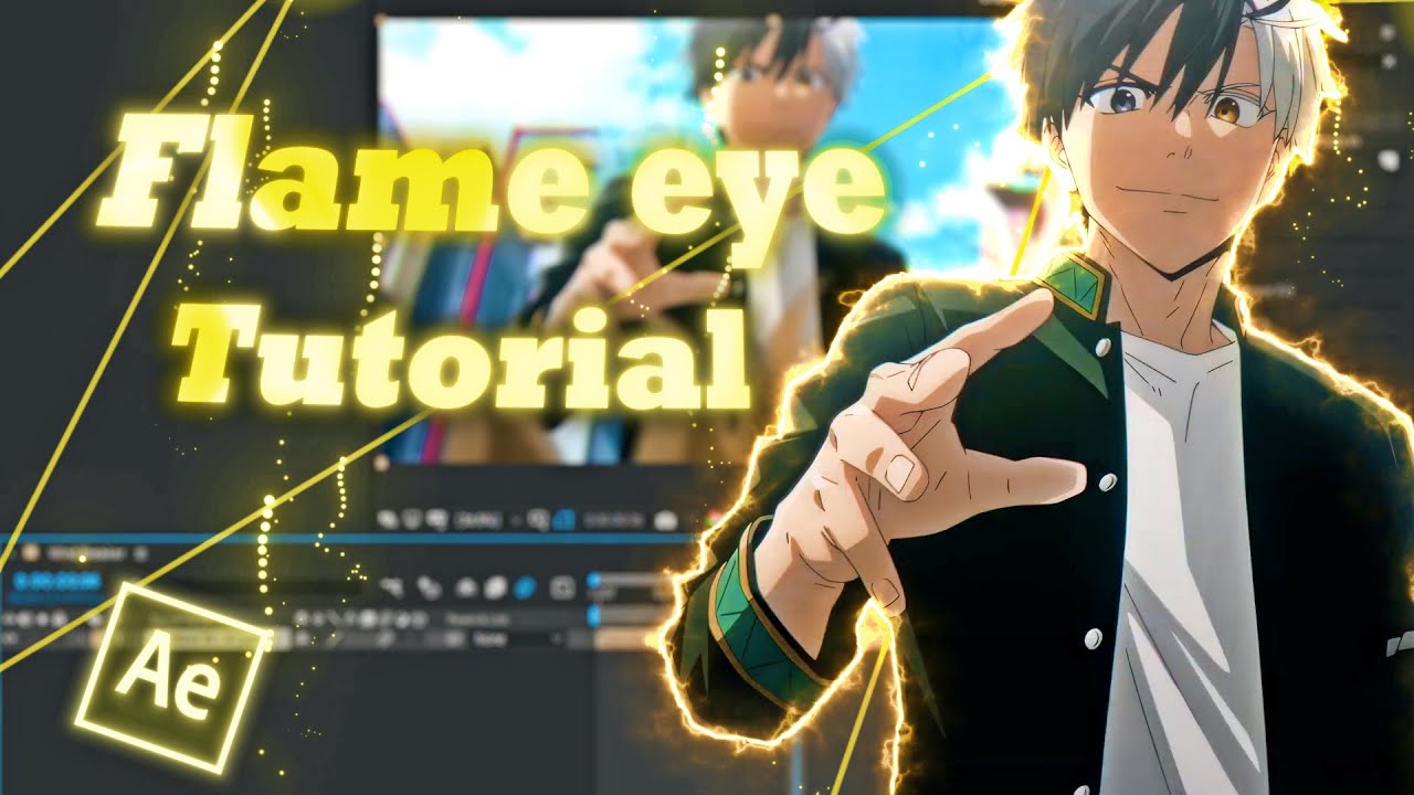 How to make flame eye effect | After Effects Tutorial - YouTube