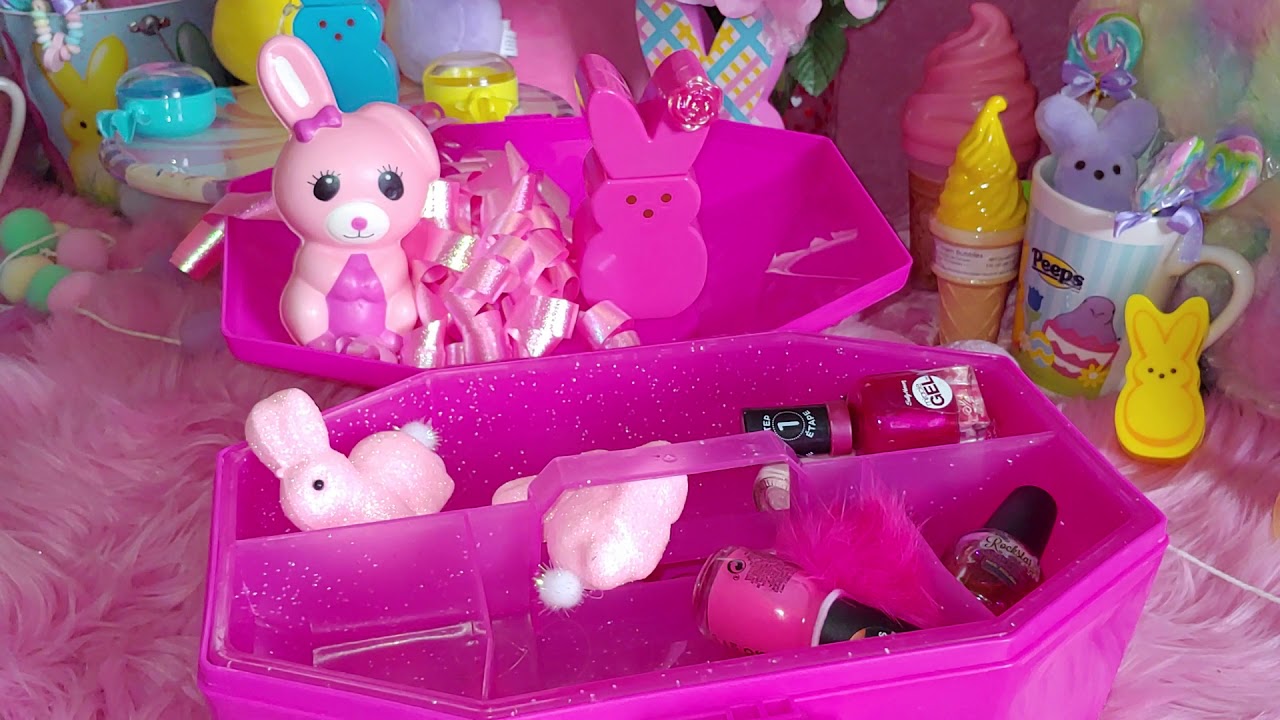 What's in My Pink Mini Storage Box?All Pink Mini Polish Collection🎀🌸🌺🌟 ...