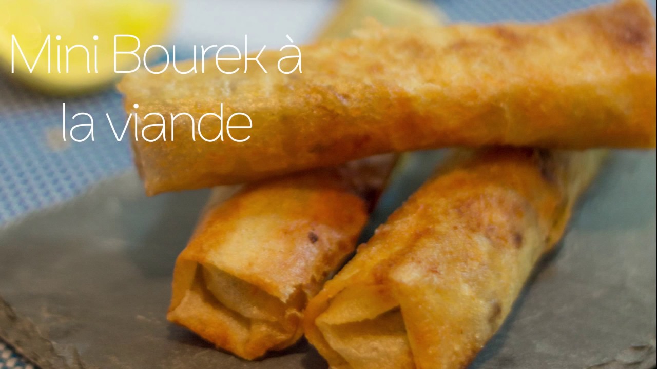 recette du Bourek à la viande en vidéo - YouTube