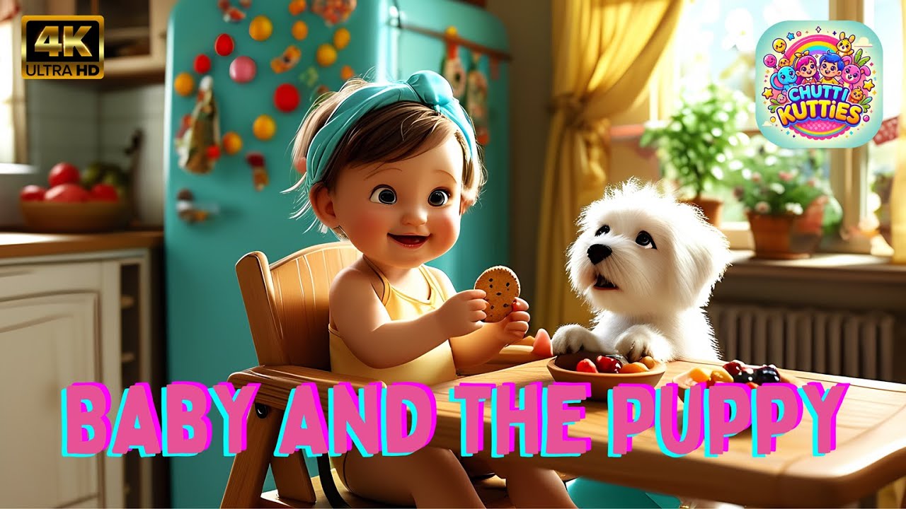 Baby and the Puppy | Children's Song | Kids Rhyme Song | Chutti Kutties ...