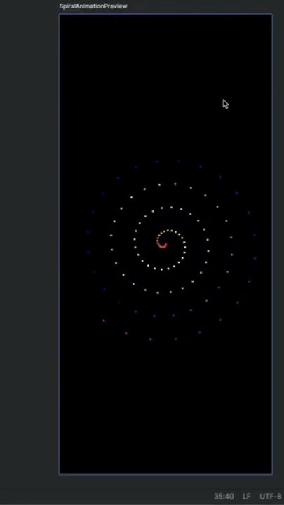 Custom spiral animation using Canvas in Jetpack Compose #shorts - YouTube
