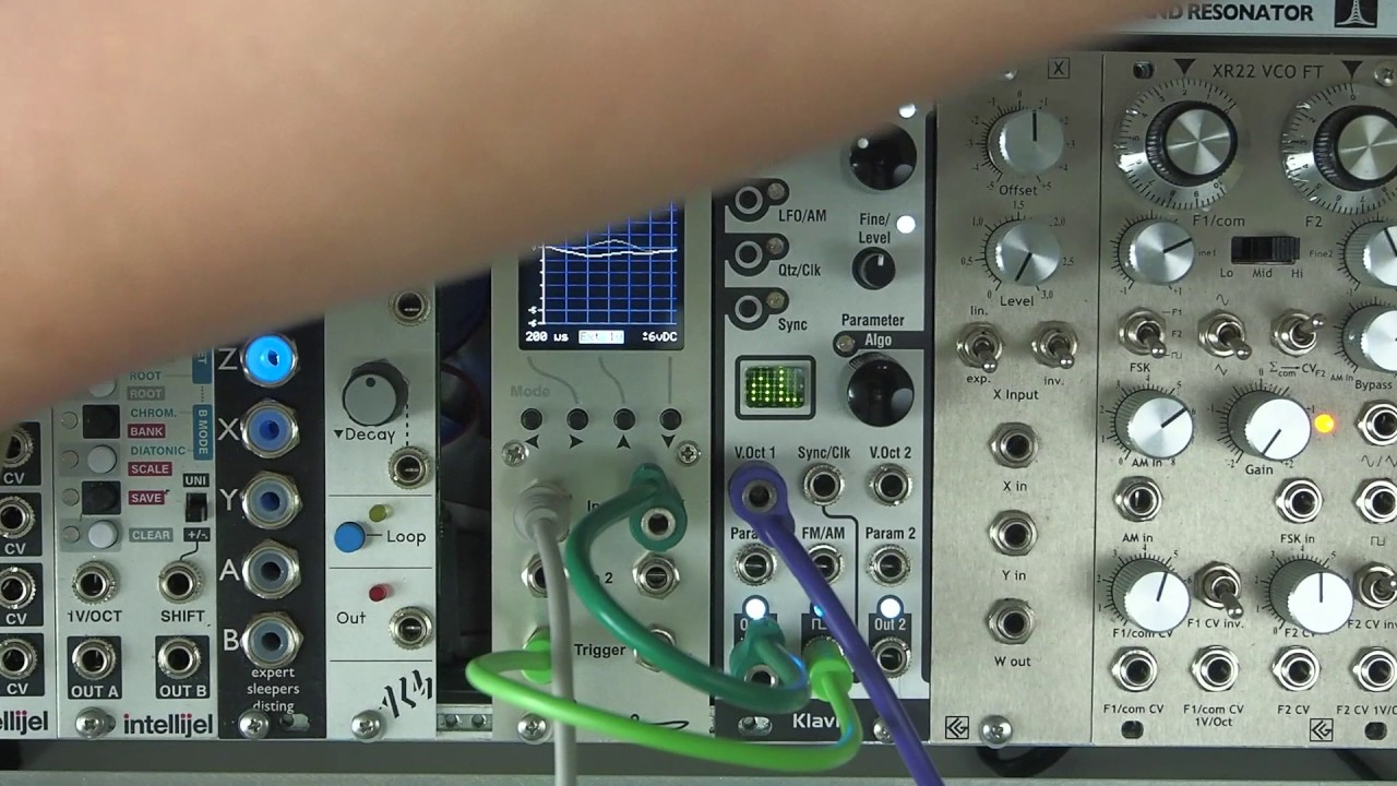 Klavis Twin Waves Algorhithms and Basics -Clockface Modular- - YouTube