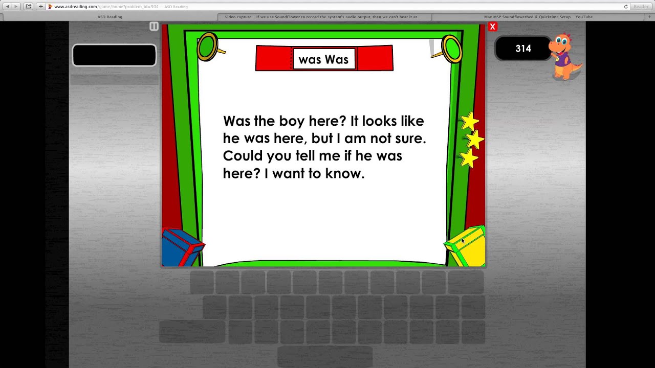 "ASD Reading" lesson - YouTube