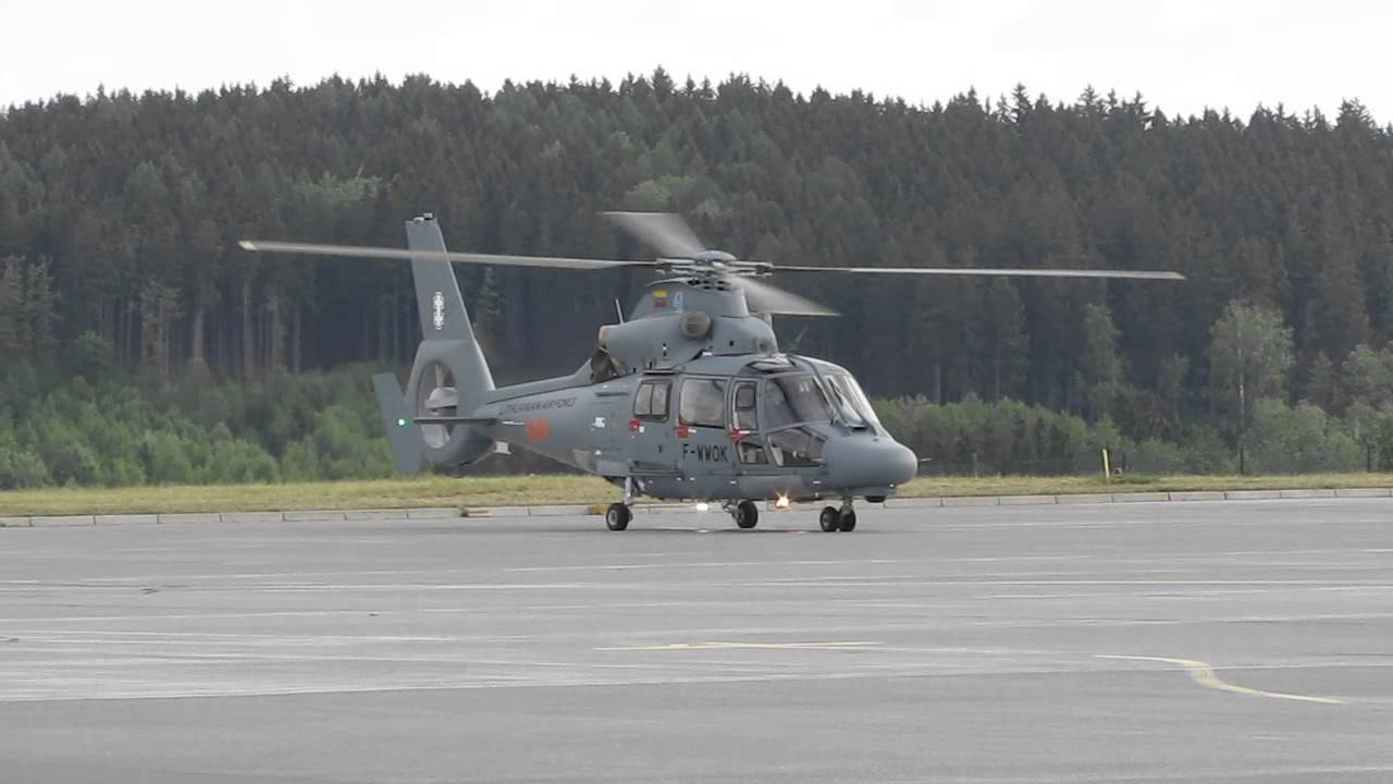 Lithuanian Air Force SAR Helicopter 2015 - YouTube