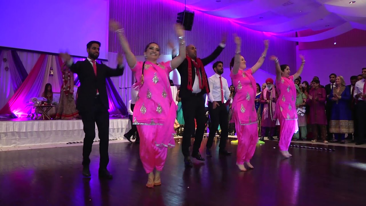 Indian Wedding Reception Dance Performance - YouTube