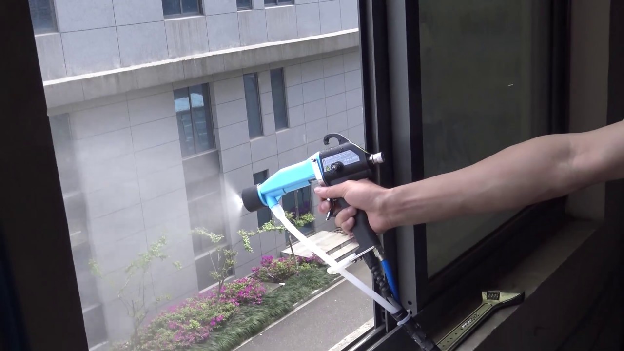 Electrostatic Spray System for Disinfectant - YouTube