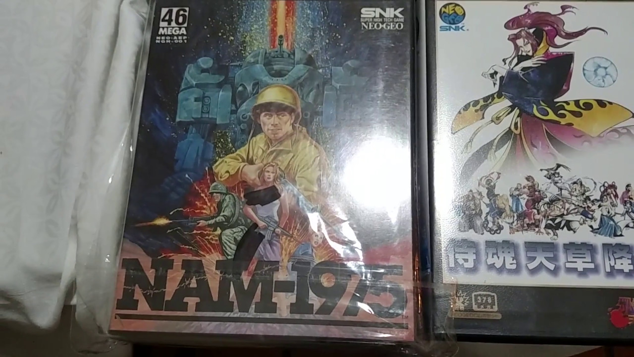 Minha coleção de Neo Geo AES (My Neo Geo AES Collection) Rare AES Games ...