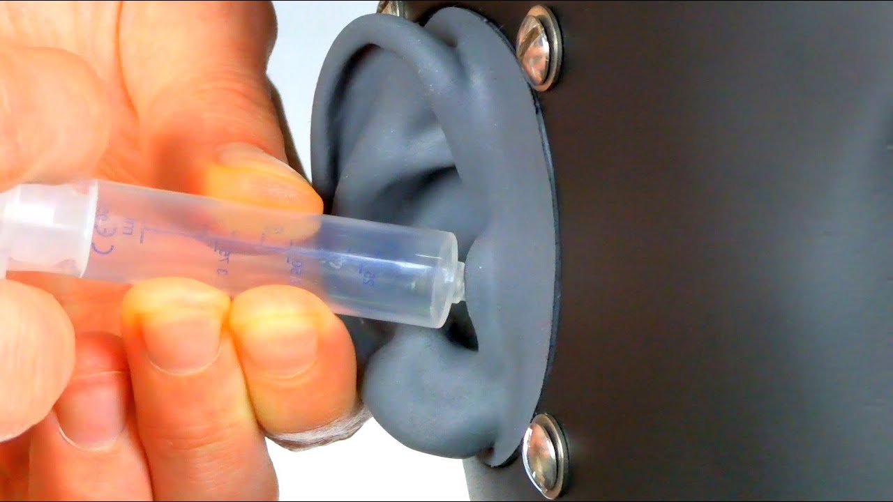 ASMR binaural dummy head - ear cleaning - YouTube