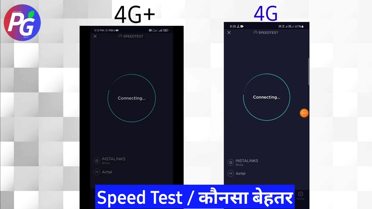 4G+ Vs 4G Network Speed Test | Which is Best Mobile Network | 4G vs 4G ...