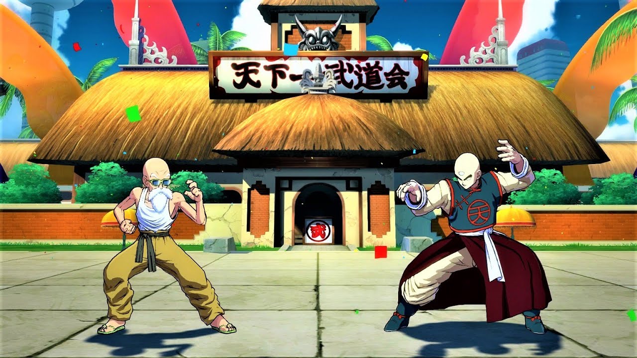 New DLC Master Roshi vs Tien Shinhan (Hardest AI) - Dragon Ball ...