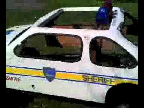 Dustins Police Go Kart - YouTube
