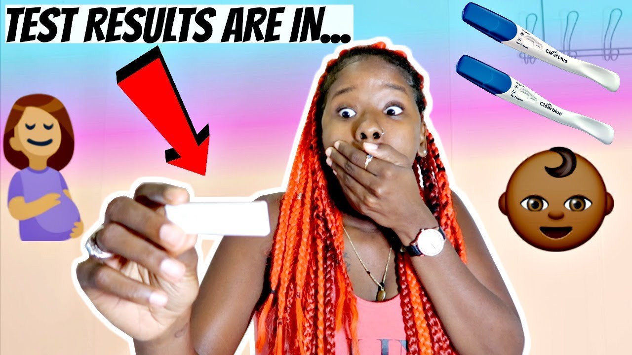 THE RESULTS ARE IN... LIVE PREGNANCY TEST 🤰🏽| LACY'S FILES - YouTube