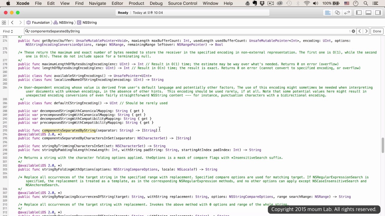 18 컬렉션 NSArray와 NSDictionary [스위프트2 튜토리얼] - YouTube